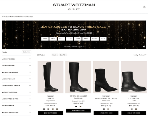 女明星都爱的时尚单品「Stuart Weitzman」 | Stuart Weitzman Outlet大牌折扣 - 加州生活网 - 加州生活网